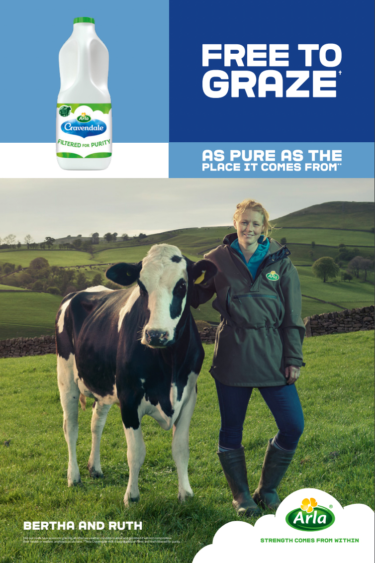 Arla Cravendale is highlighting cows' wellbeing with singing farmers ...