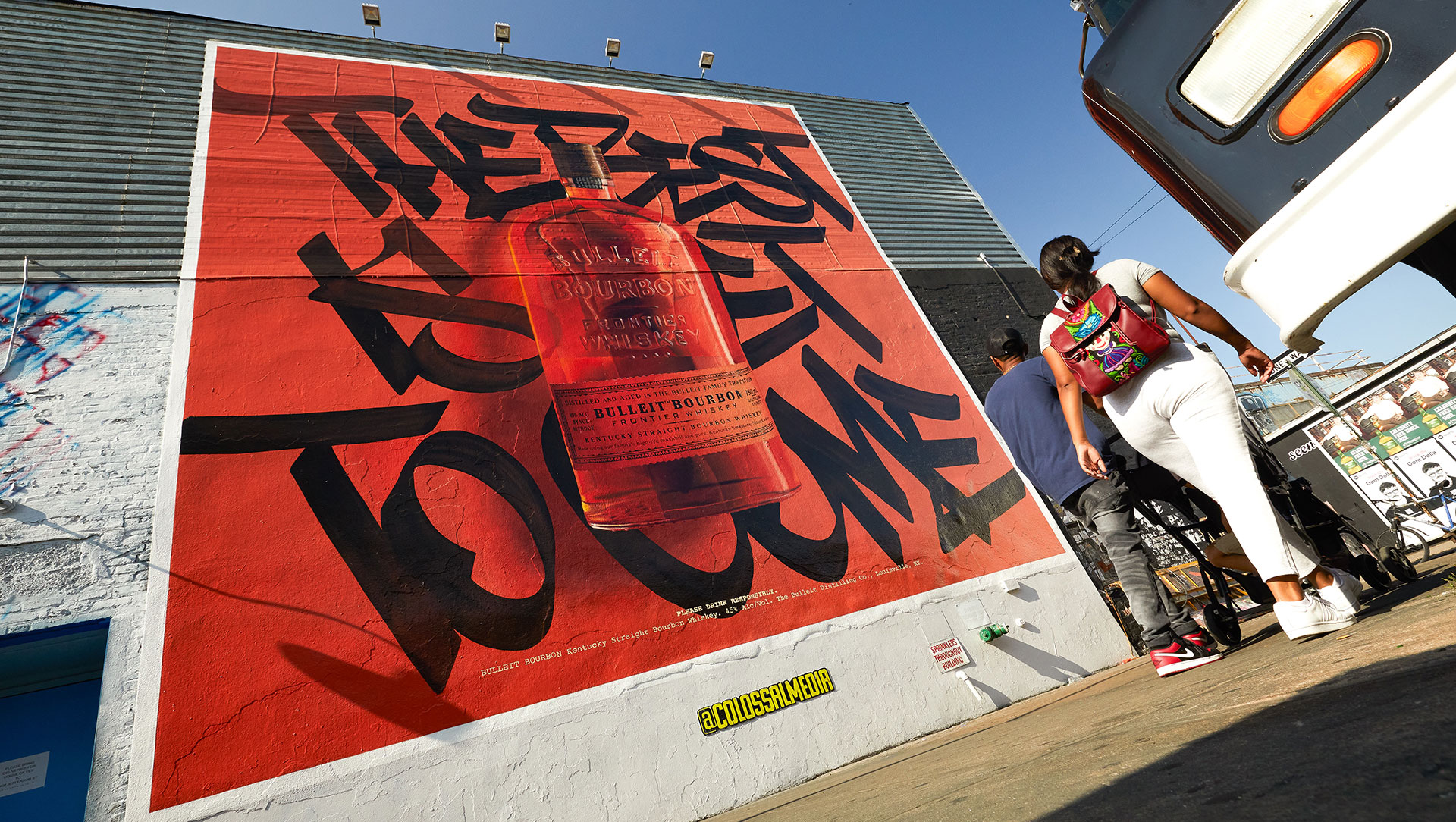 Bulleit taps street artists Faust and Kate Lewis for striking OOH ads ...
