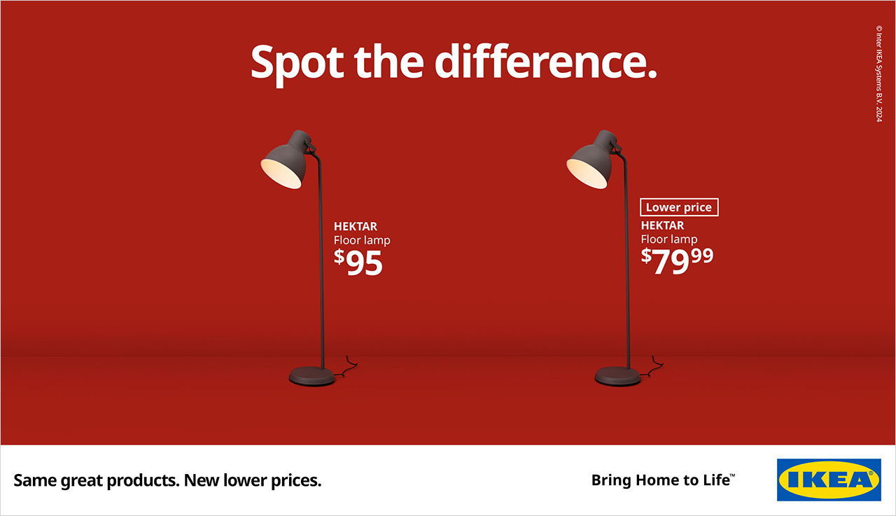 Ikea Canada’s product ads challenge you to spot the difference | Ad Age ...