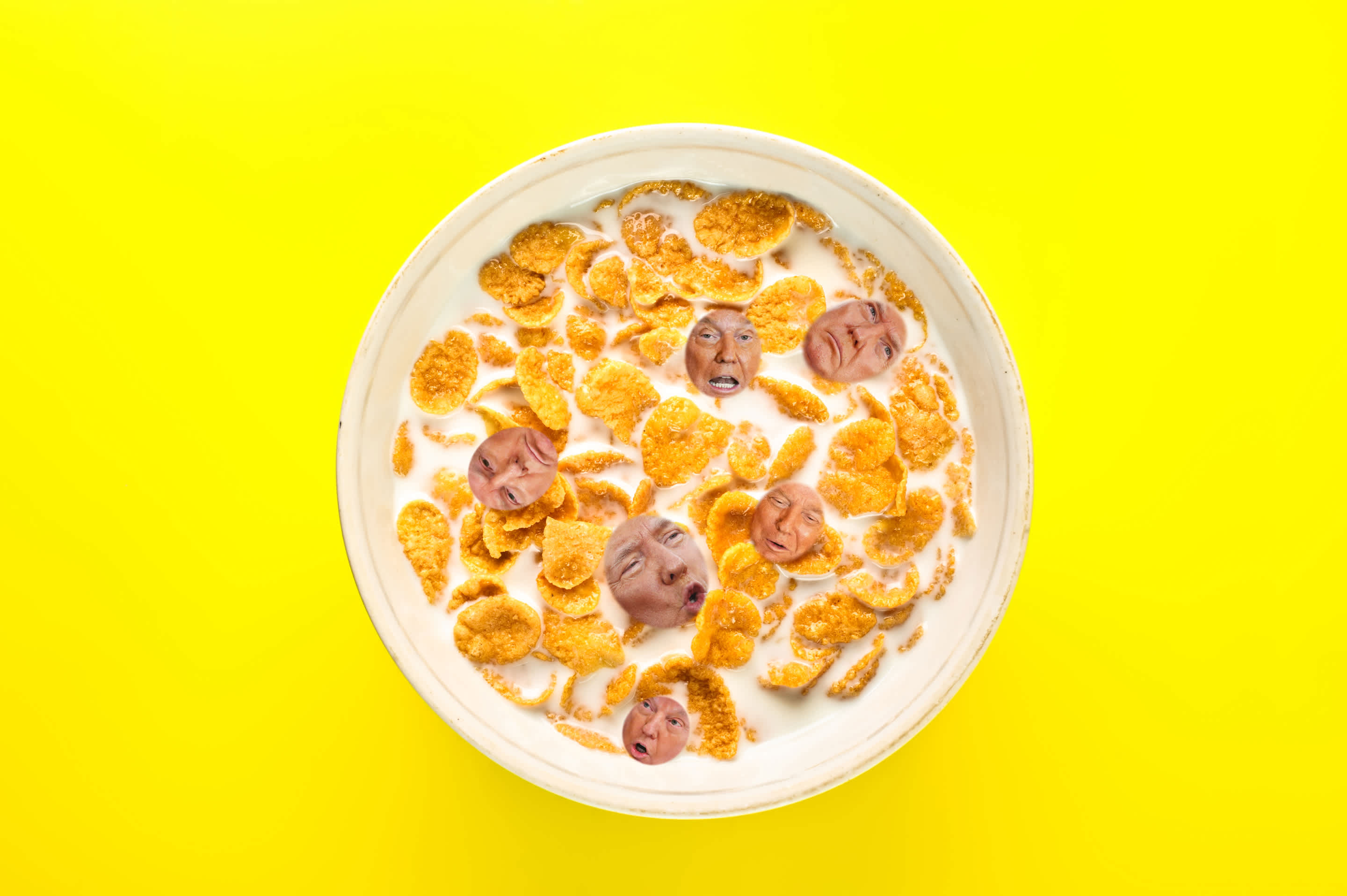 Playboy turned Trump into a whole buffet of breakfast foods | Ad Age