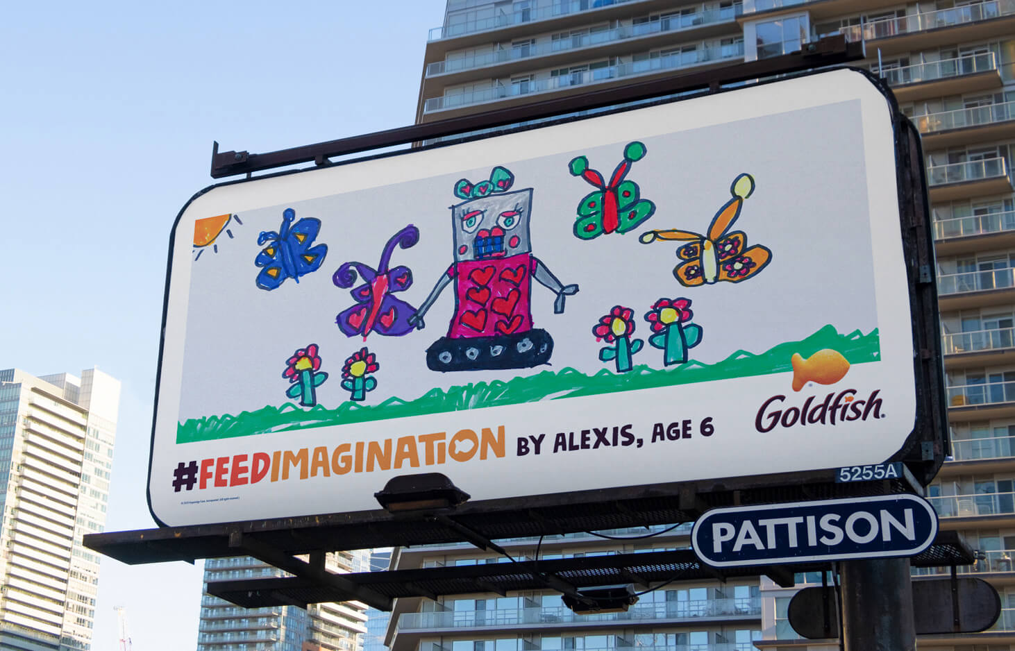 Kids' artwork becomes billboards in campaign for Goldfish Crackers | Ad Age