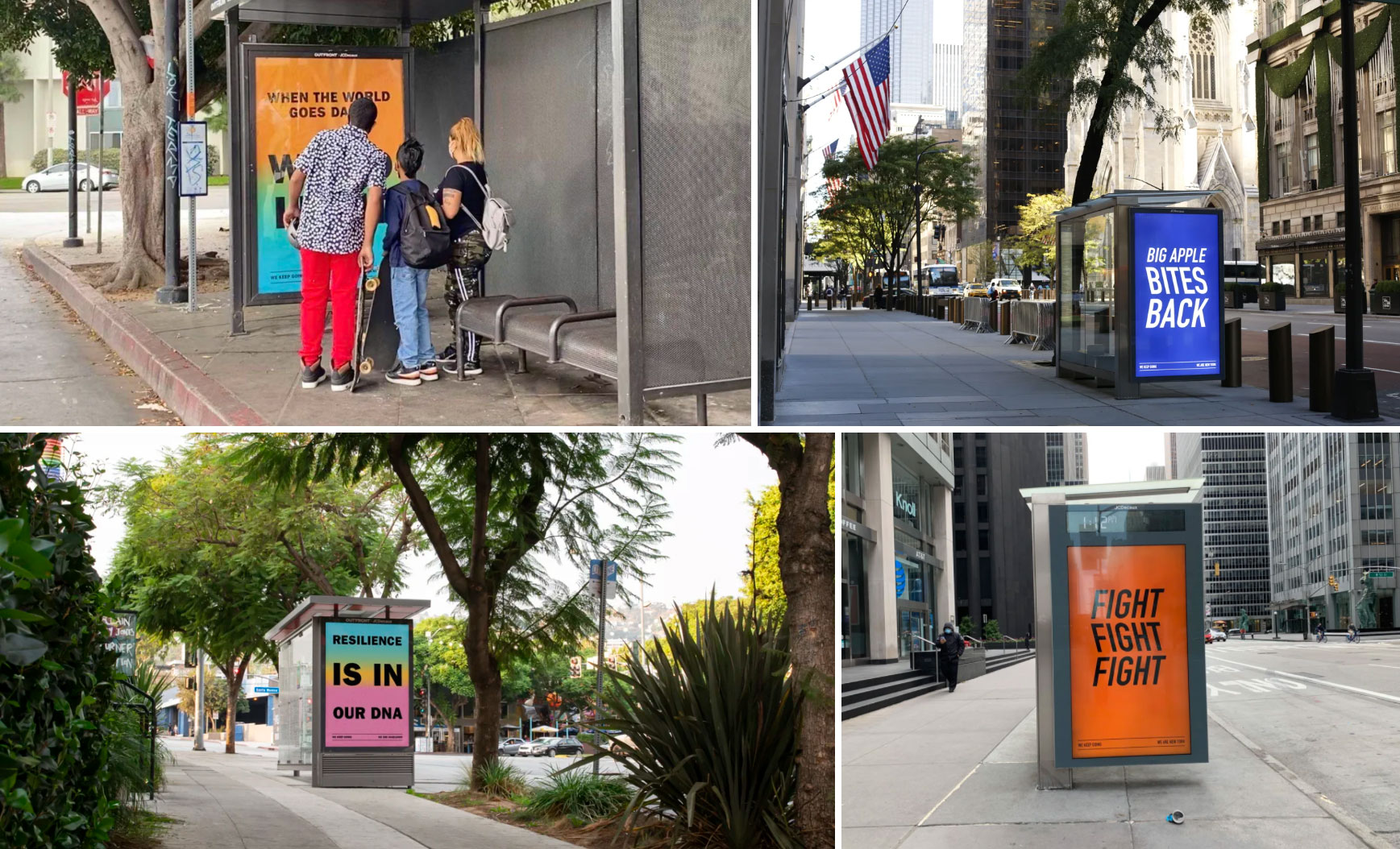 EMPTY AD SPACES IN L.A., NEW YORK, CHICAGO AND BOSTON BECOME HOME TO ...