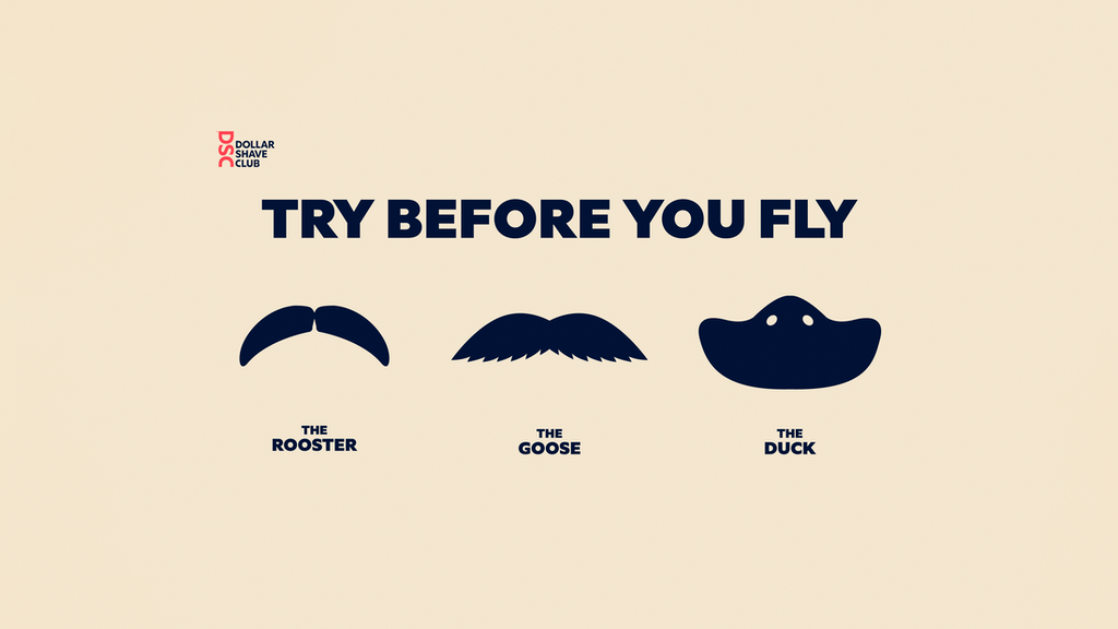 Dollar Shave Club helps you try 'Top Gun'-inspired stache | Ad Age