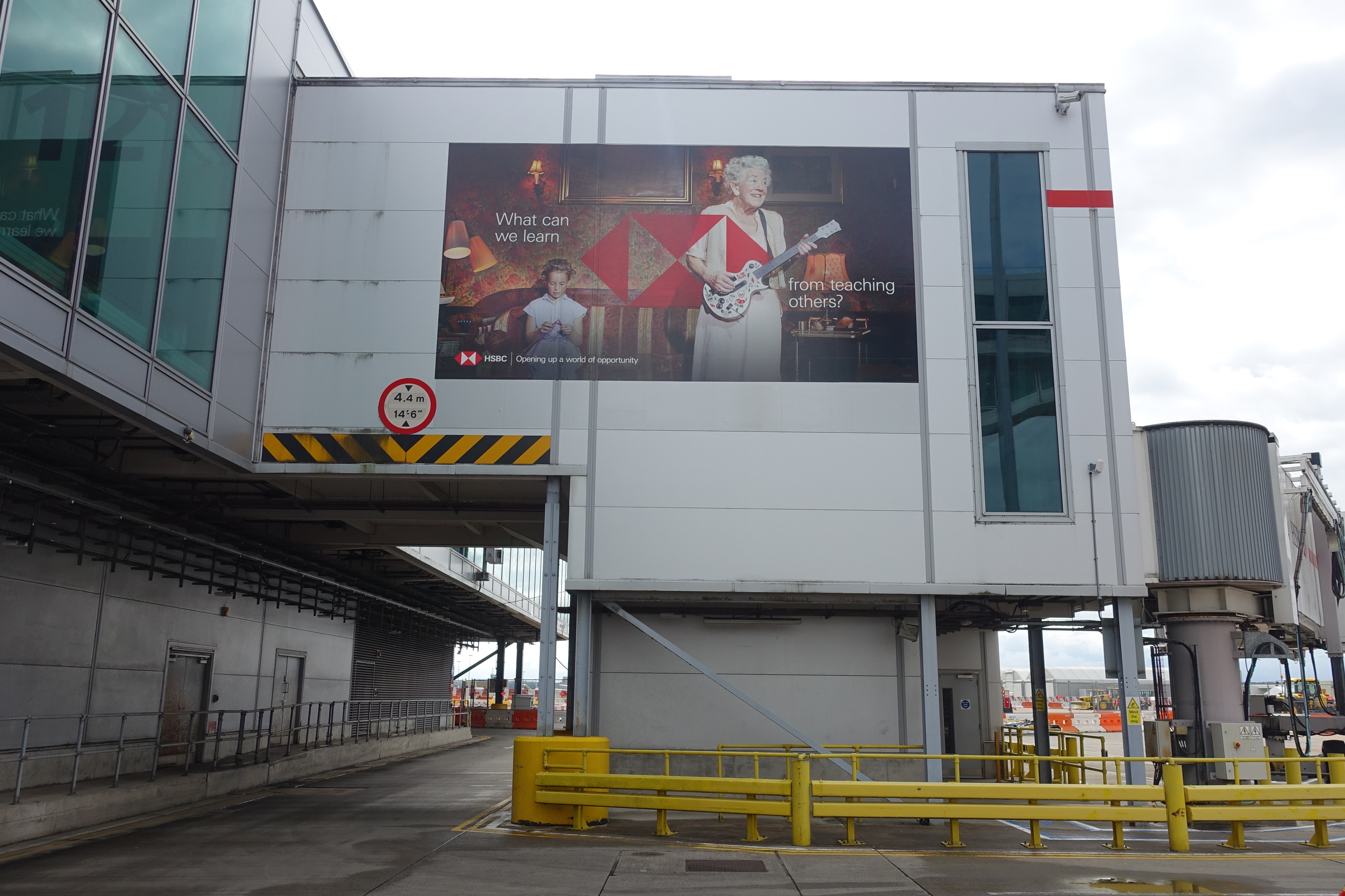 HSBC poses 'Open Questions' in major rebrand of airport marketing | Ad Age