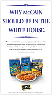 McCain Foods Hits the Campaign Trail | Ad Age