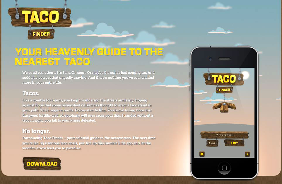 Big Space Ship : Taco Finder | Ad Age