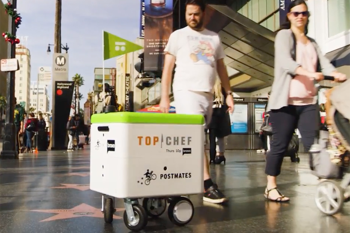 Bravo/Postmates : 'Top Chef' Robot Deliveries (Images) | Ad Age
