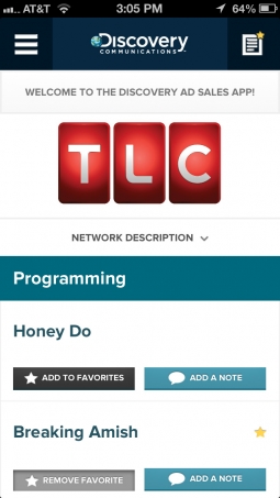 Discovery Creates a Co-Viewing App for Buyers to Use During Upfront ...