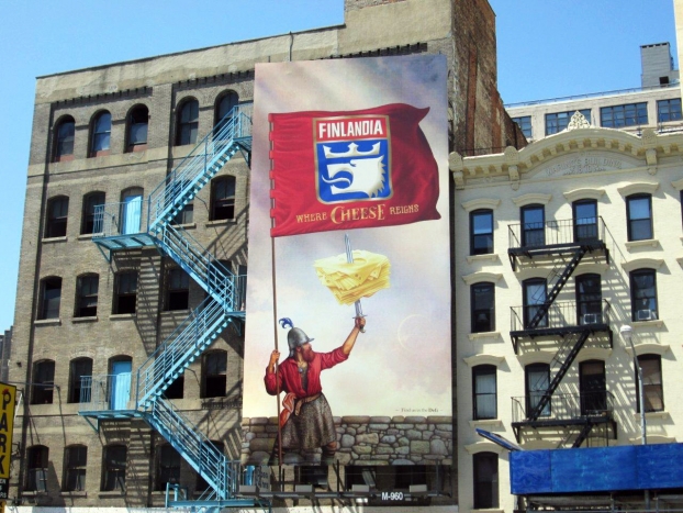 Finlandia Cheese : Warrior Billboard | Ad Age