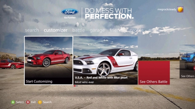 Ford : Xbox Mustang Customizer Hub | Ad Age