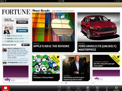 Fortune Changes IPad Strategy, Introduces 'Freemium' App Edition | Ad Age