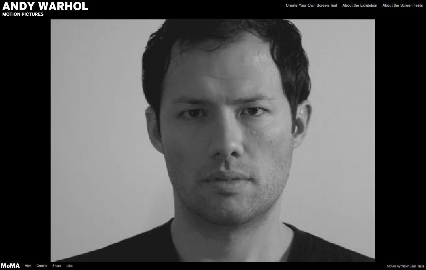 MoMA : Andy Warhol Screen Tests | Ad Age