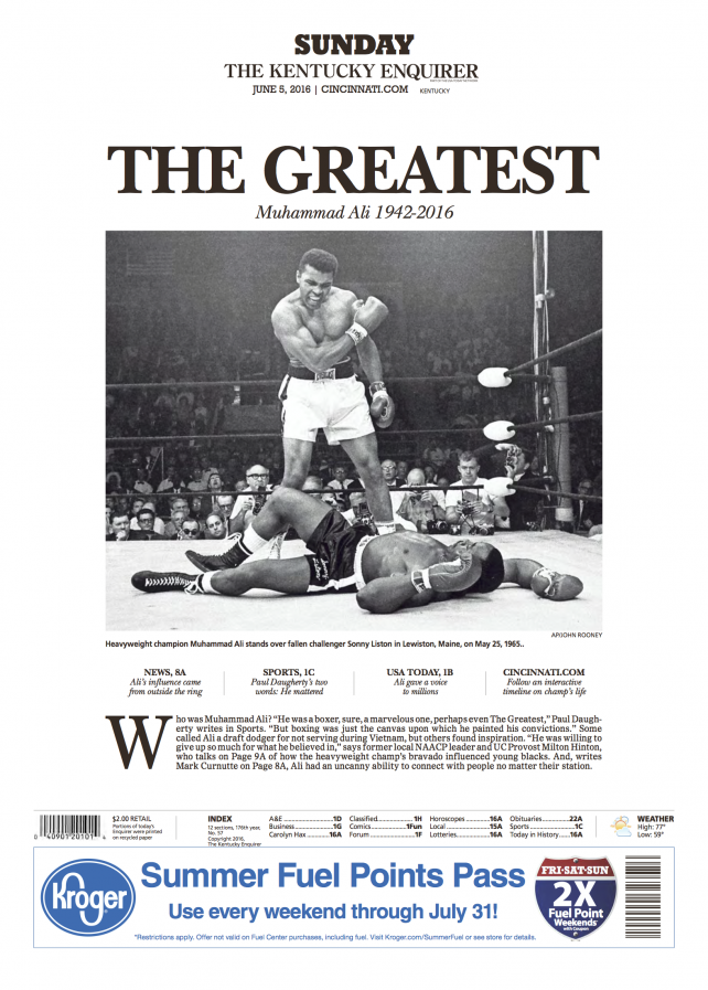 Remembering Muhammad Ali: 12 Newspaper Front Pages From Around the ...