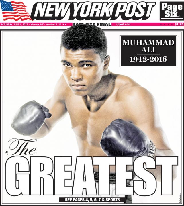 Remembering Muhammad Ali: 12 Newspaper Front Pages From Around the ...