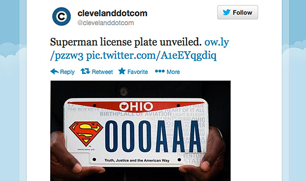 Time to Move to Ohio: They Have 'Superman' License Plates There | Ad Age