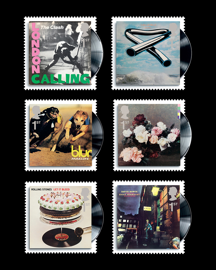 Royal Mail : Album Cover Stamps | Ad Age