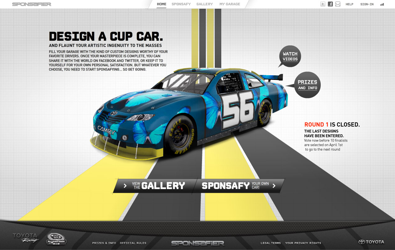 Toyota : Sponsafier Site | Ad Age