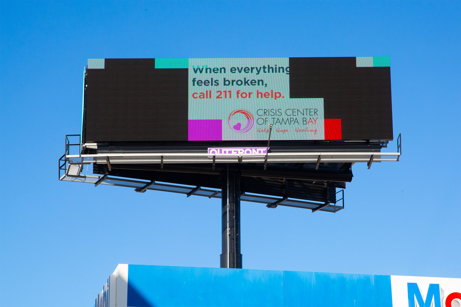 A Florida crisis center designed ads about hurricane trauma to fit on ...