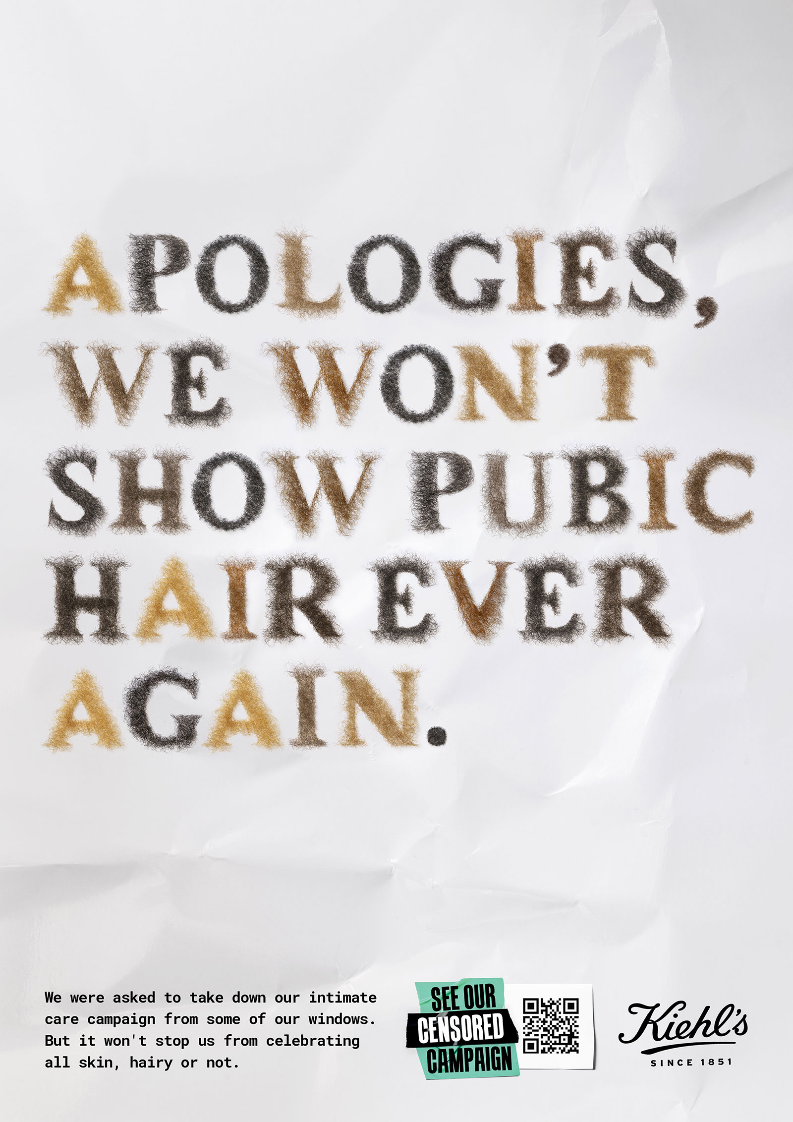 Kiehl’s wrote ads in pubic hair after pushback on its intimate care ...