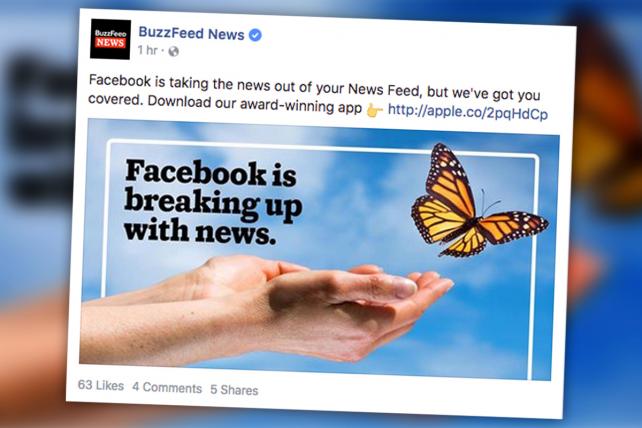 Here's BuzzFeed's Perfect Response to Facebook's Changes | Ad Age