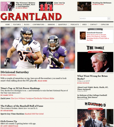 As Grantland Grows Up, It Looks to New York Magazine as a Model | Ad Age