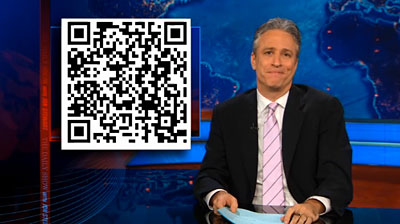 QR Codes on TV? 'Daily Show' Counters CNN's With One of Its Own | Ad Age