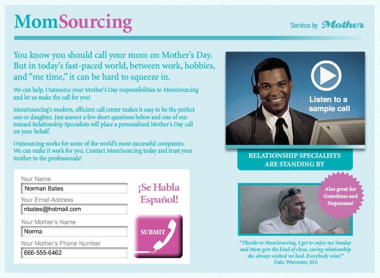Mother-New York : MomSourcing | Ad Age