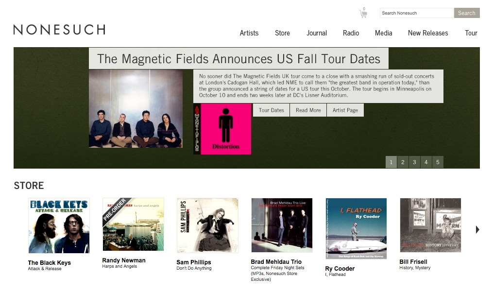 Nonesuch Records : Redesign | Ad Age