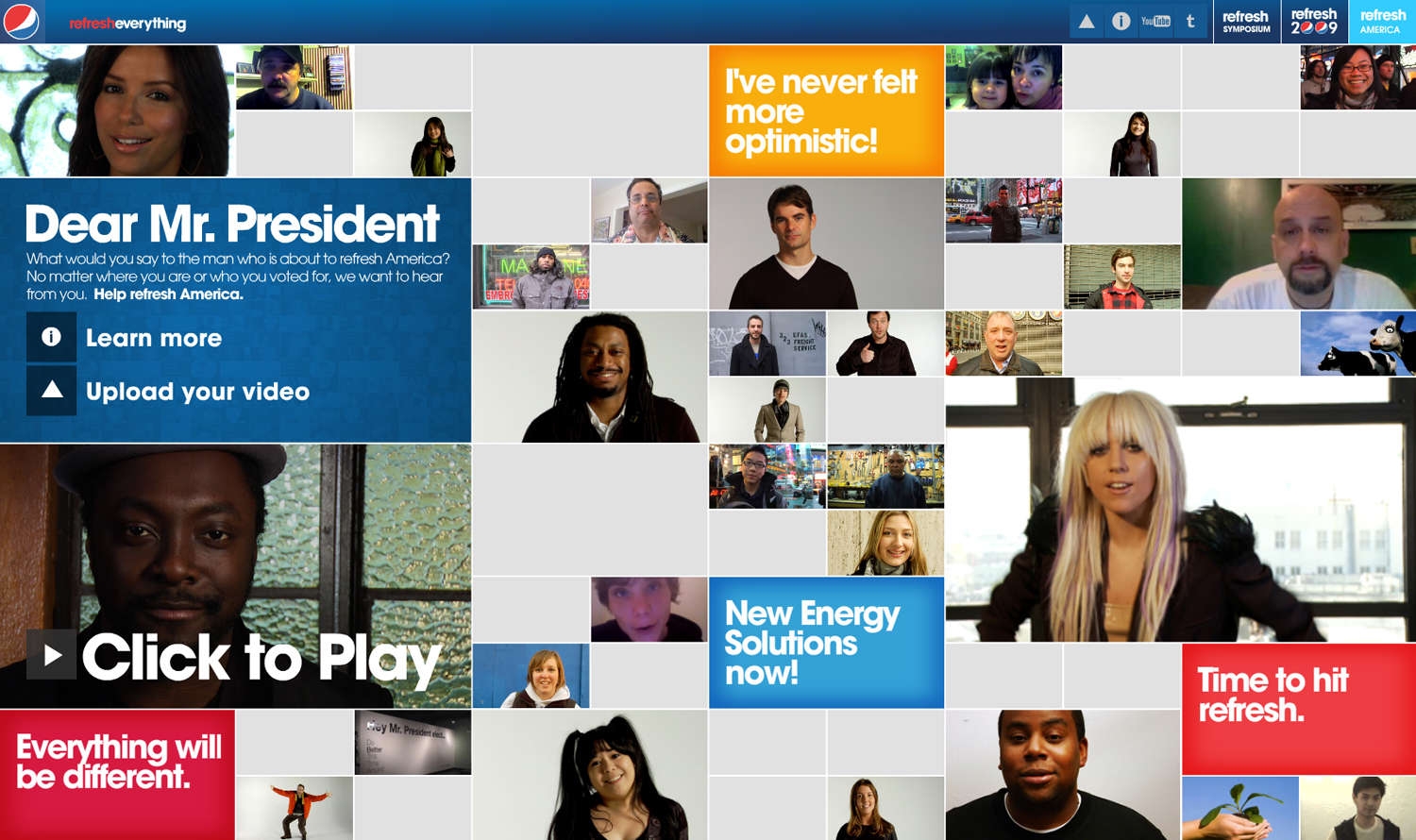 Pepsi : Dear Mr. President | Ad Age