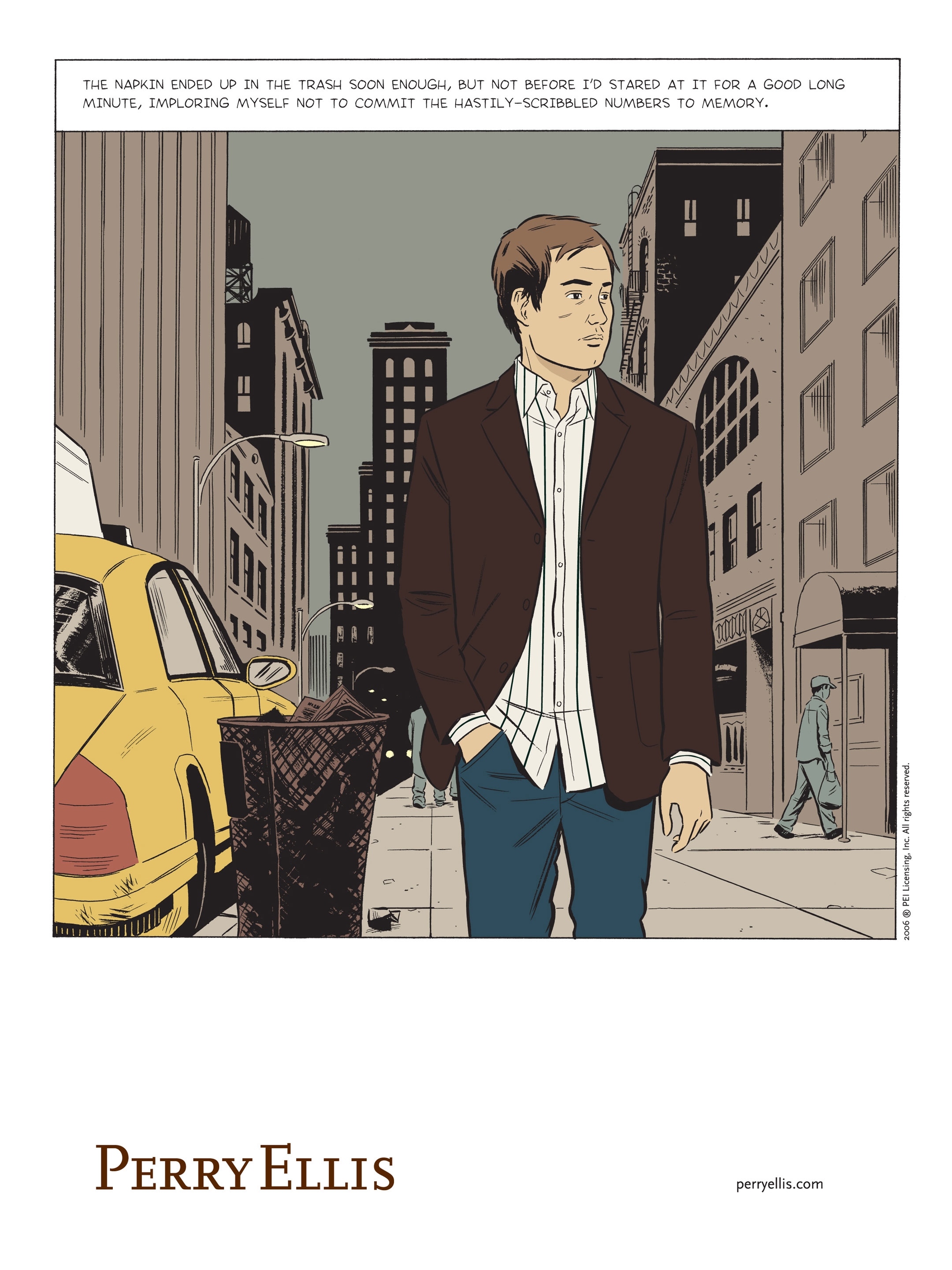 Perry Ellis : Fashion-Forward Comics | Ad Age