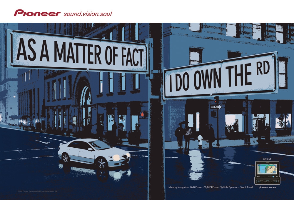Pioneer : Signs of the Times | Ad Age
