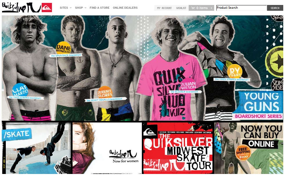 Quiksilver : Redesign | Ad Age