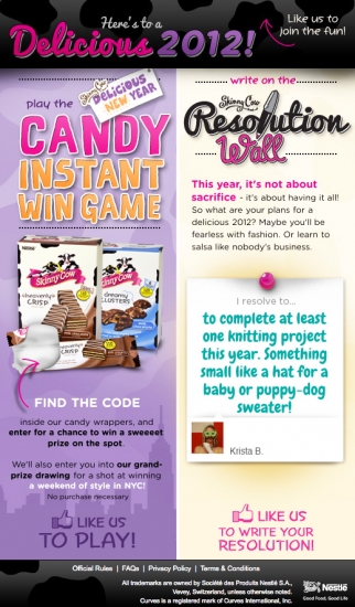 Skinny Cow: Resolution Wall | Ad Age