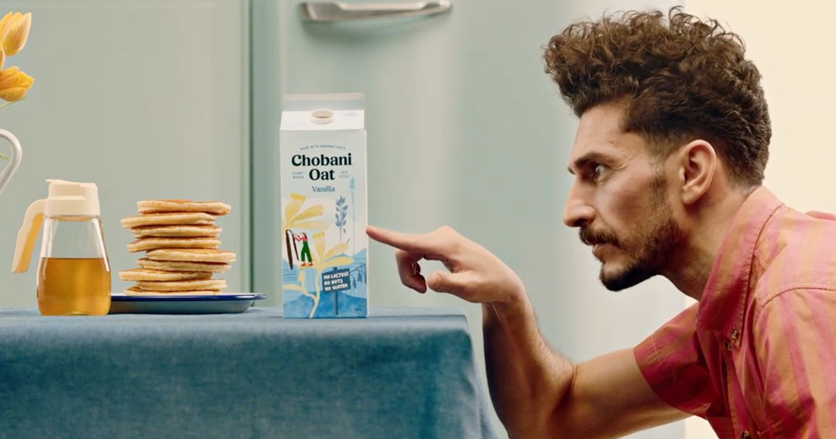 Chobani Oat Drink oat milk Almost Milk in-house ad advertising campaign ...