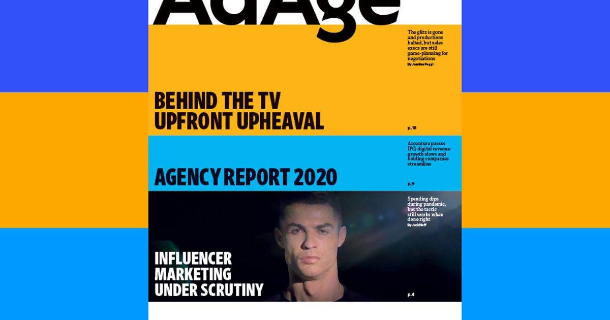 Subscriber Exclusive: May 11, 2020 issue of Ad Age | Ad Age