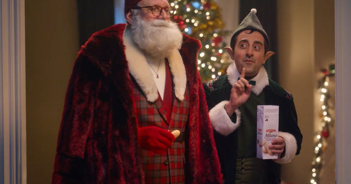 See cookie brand Milano's holiday ad featuring Santa | Ad Age