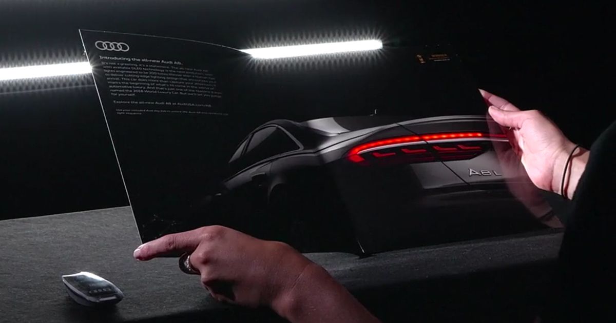 Departures is sending out key fobs for OLED-animated Audi ad | Ad Age