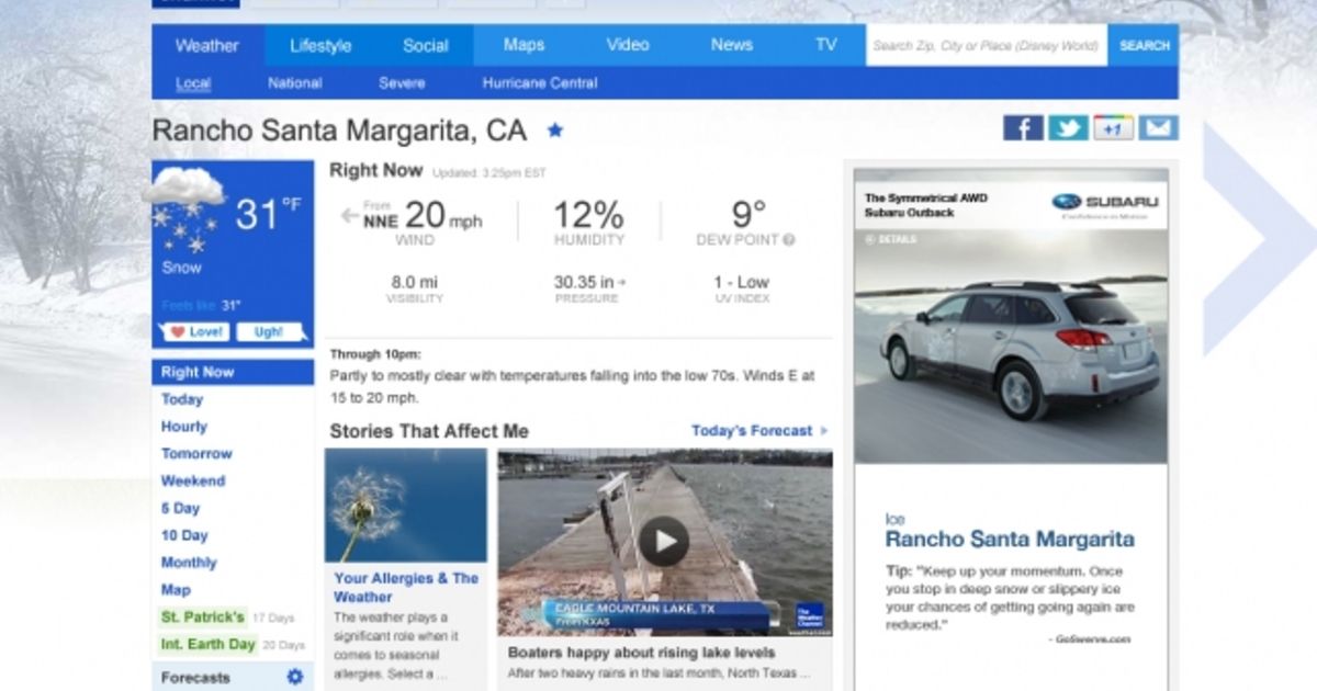 Weather Company Incorporates IBM's Watson Into New Ad Product | Ad Age