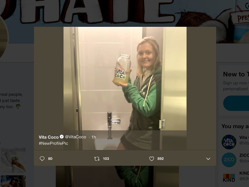 In Twitter pissing match, Vita Coco responds to a critic with urine ...