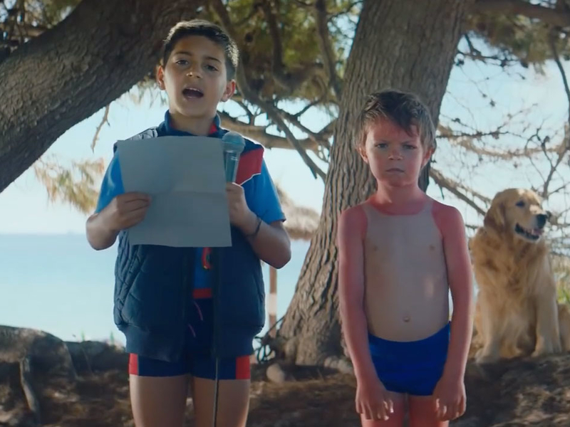 Sad, sunburned kids are no fun to play with in this comical skin cancer ...