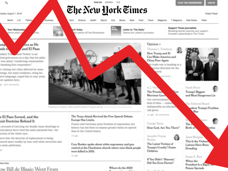 New York Times advertising revenue is expected to decline sharply | Ad Age