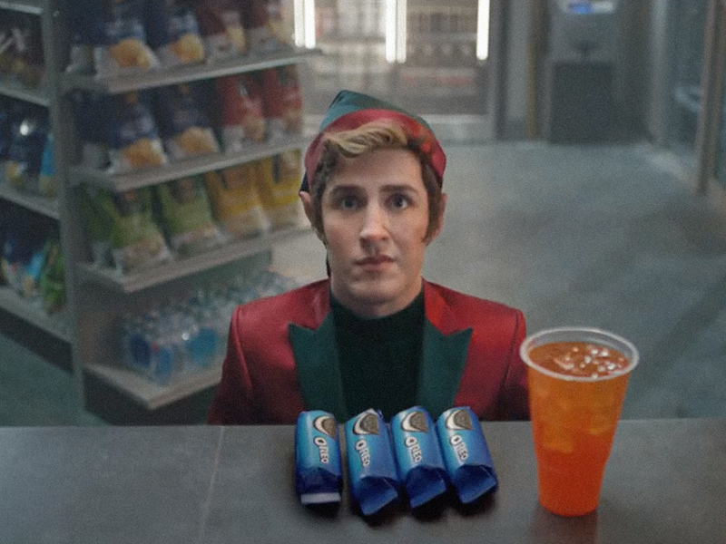 Elf’s first Christmas includes a snack stop at a convenience store for ...