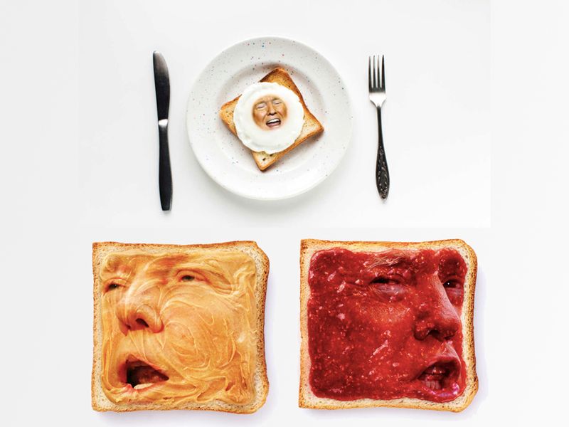 Playboy turned Trump into a whole buffet of breakfast foods | Ad Age