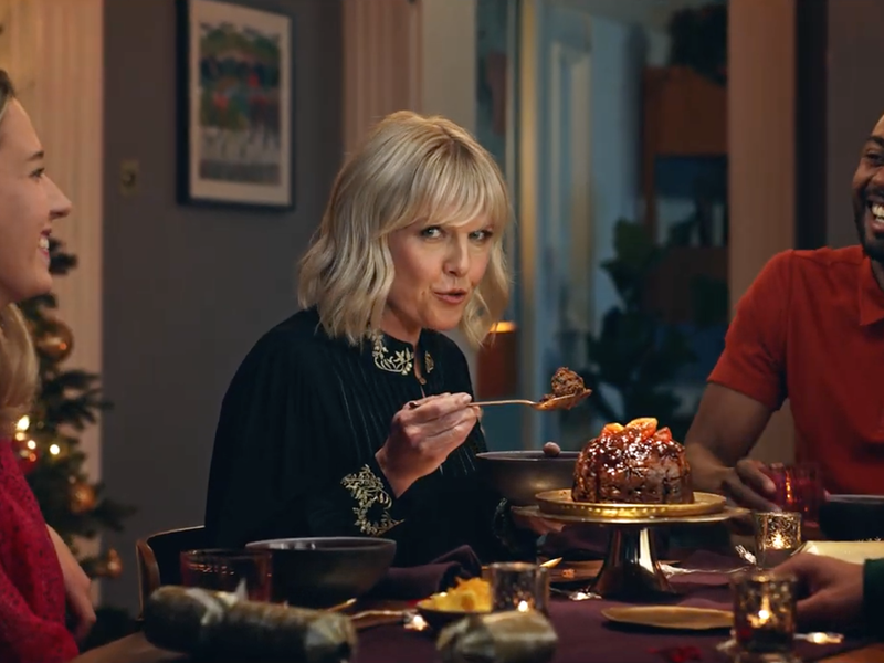 Food trumps everything in Waitrose Christmas ad starring Ashley Jensen ...