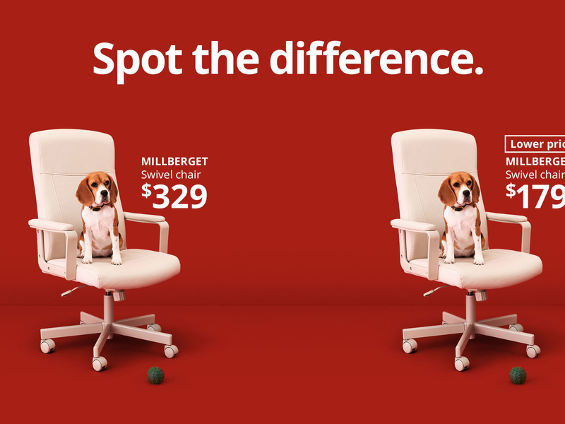 Ikea Canada’s product ads challenge you to spot the difference | Ad Age ...