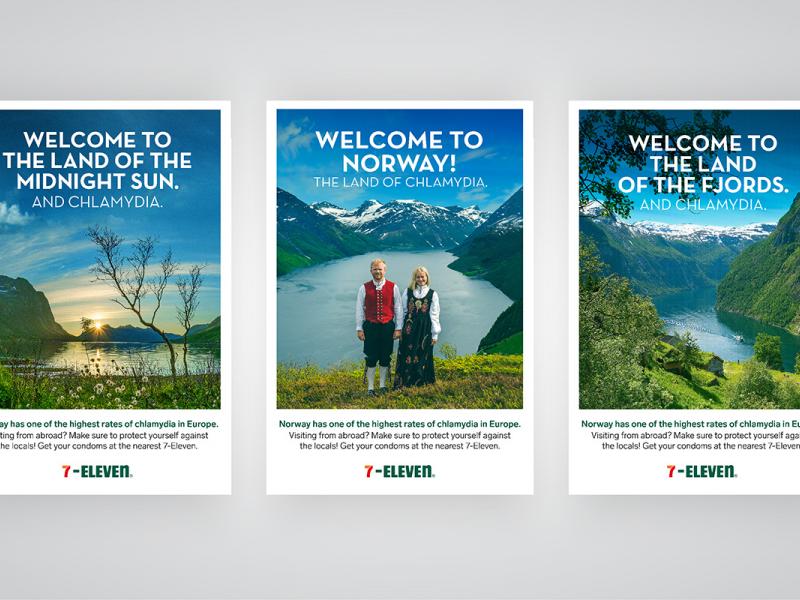 7-Eleven : Land of Chlamydia OOH | Ad Age