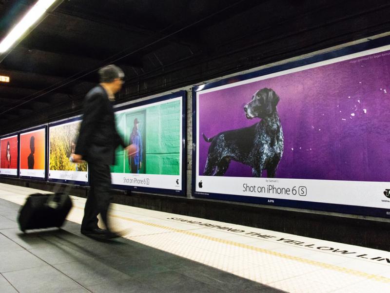 Apple's Latest iPhone 6 Billboards Are a Rainbow of Vibrant Colors | Ad Age