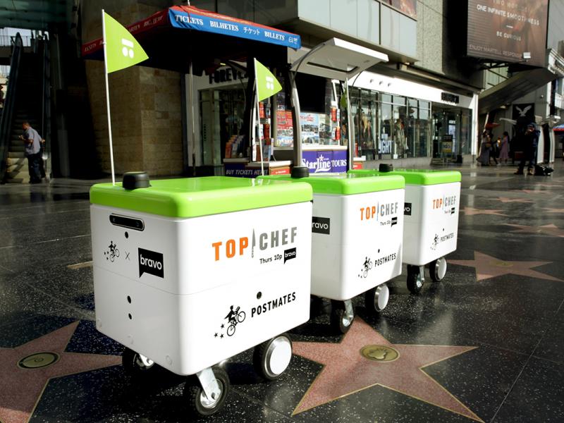 Bravo/Postmates : 'Top Chef' Robot Deliveries (Images) | Ad Age