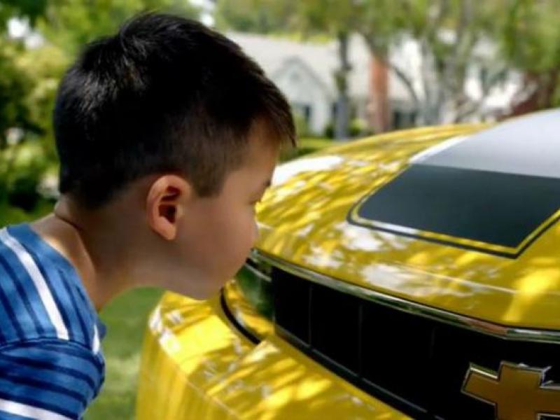 See the Spot: Bumblebee Returns to Chevy Advertising in Transformers ...