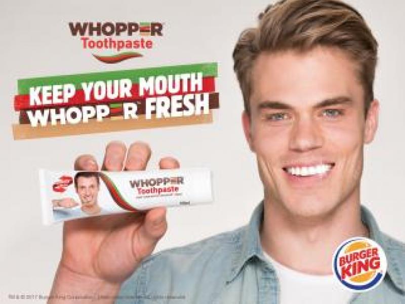 Burger King Debuts Whopper Toothpaste | Ad Age